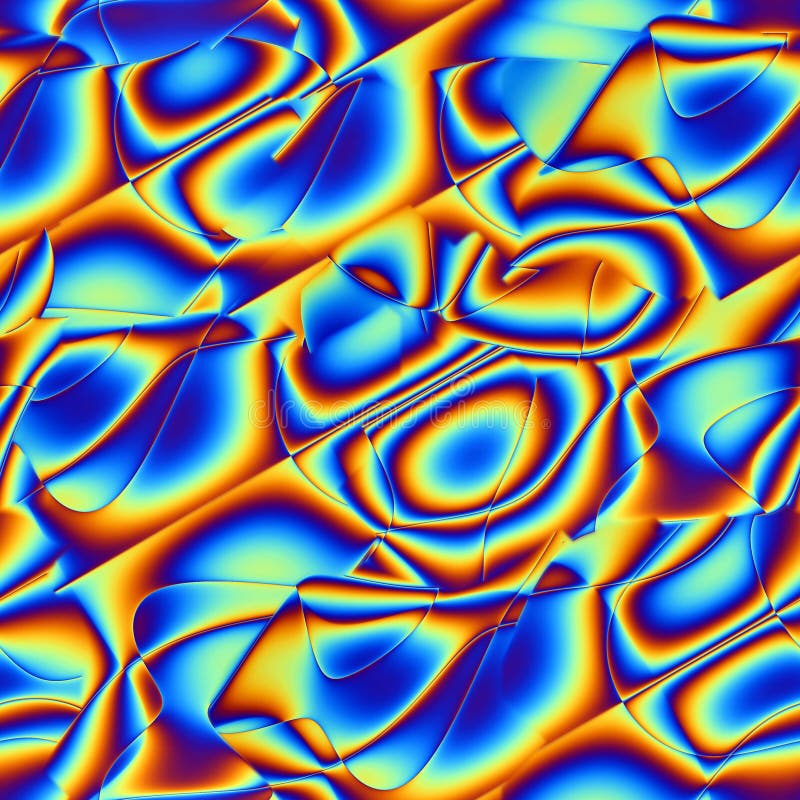 Seamless Varicoloured Scribble Texture Stock Illustration ...