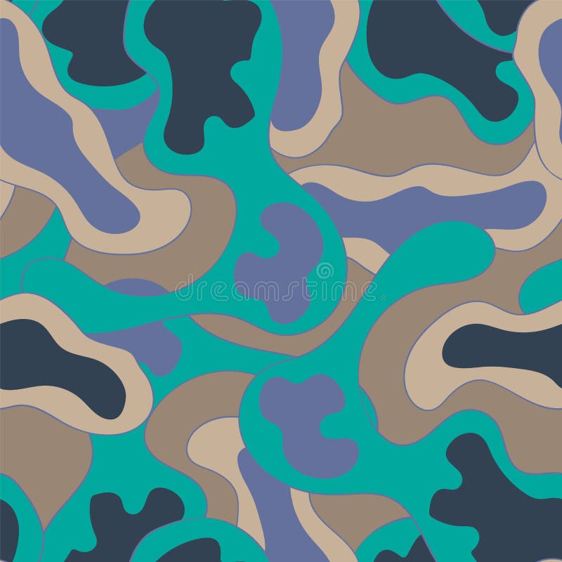 Funky Camouflage Patterns Stock Illustrations – 93 Funky Camouflage ...