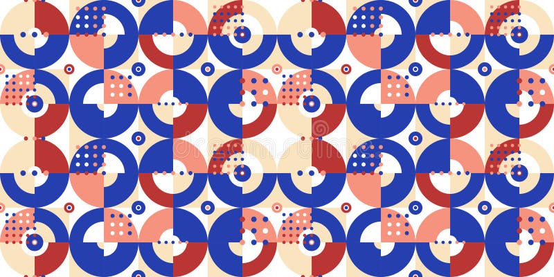 Seamless Vector Abstract Background in Pink Color, Geometric Seamless ...