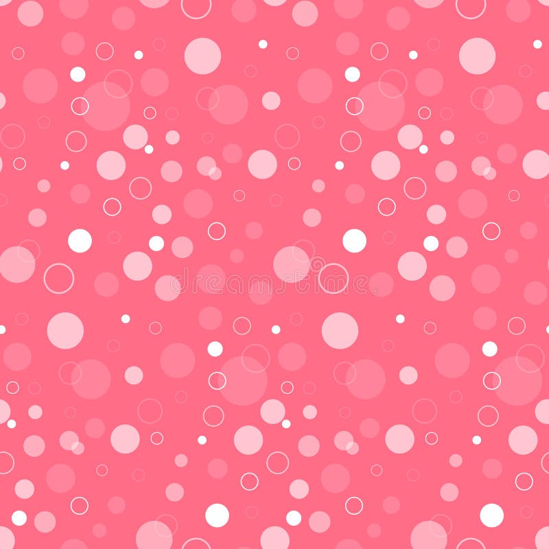 Seamless Vector Abstract Circle Pink Pattern Stock Vector ...