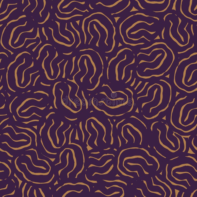 Seamless Vector Abstract Organic Texture Pattern in Purple Stock Vector ...