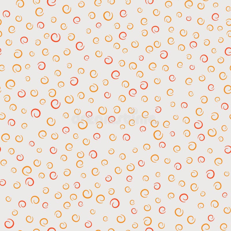 Seamless Vector Abstract Pattern with Curve Elements Painted Random in ...