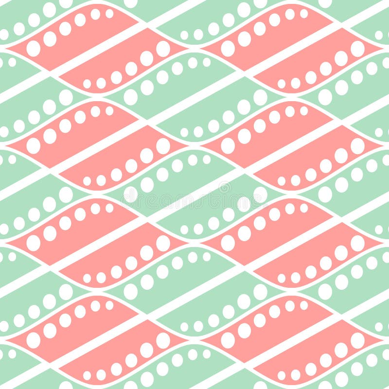 Seamless Vector Abstract Pattern. Symmetrical Geometric Repeating ...