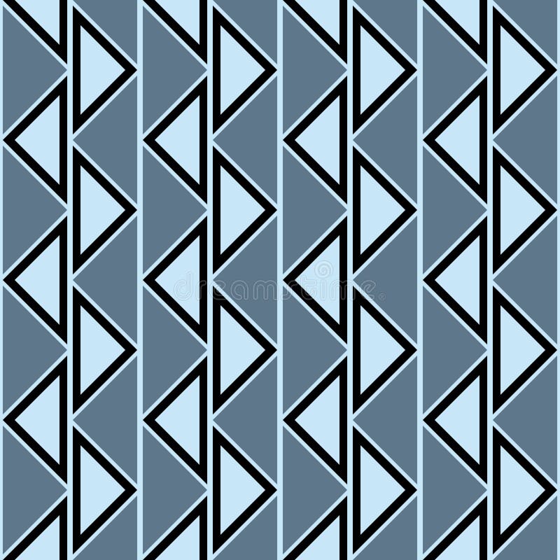 Seamless Vector Abstract Pattern. Symmetrical Geometric Repeating ...