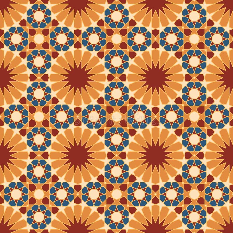 Vector Set of Ten Arabic Traditional Patterns Stock Vector ...