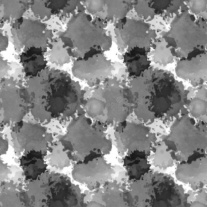 Seamless Vector Artistic Design Watercolor Stain Pattern Stock Vector ...