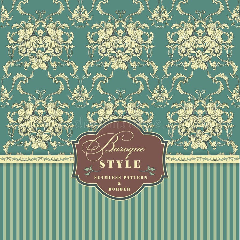 Baroque Repeating Background Stock Illustrations – 15,715 Baroque ...