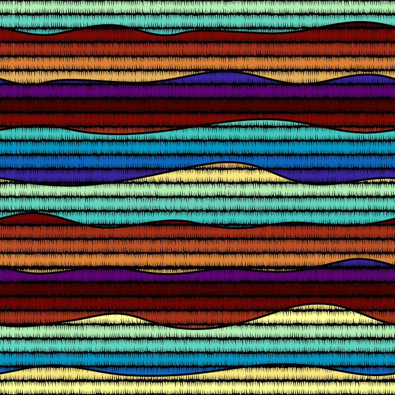 Seamless Vector Background in the Bohemian Style. Stock Vector ...