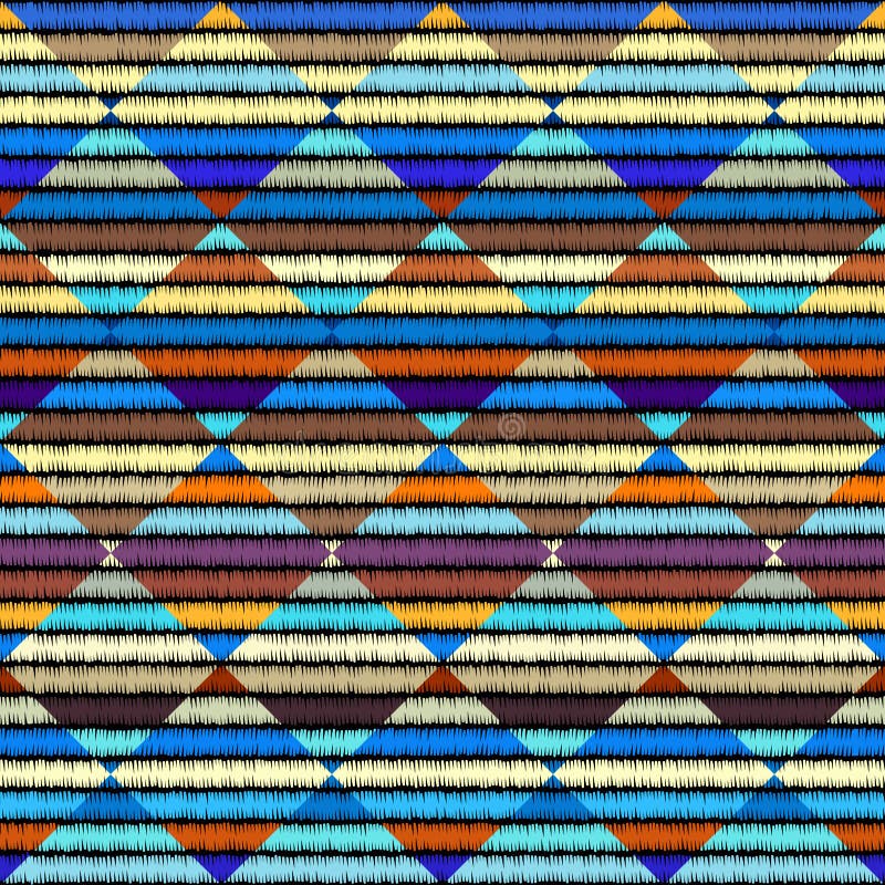 Seamless Vector Background in the Bohemian Style. Stock Vector ...