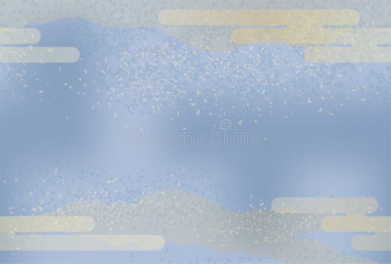 Seamless Vector Background Illustration Decorated with Japanese ...