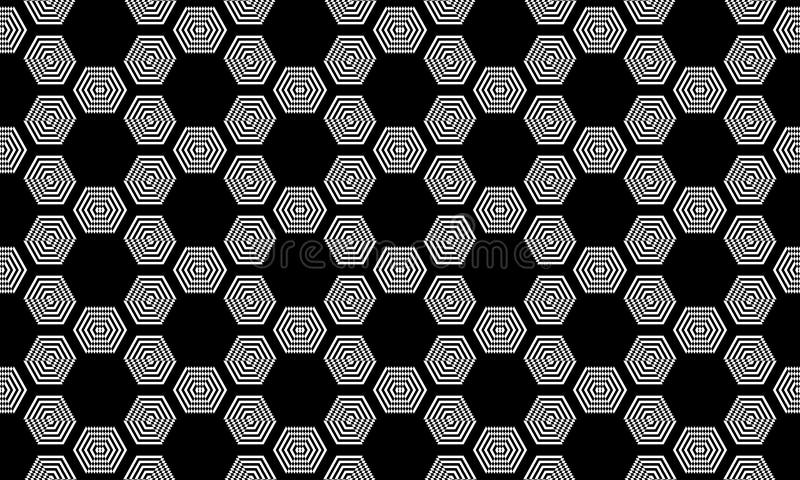 Seamless Geometric Vector Background, Simple Black and White Stripes ...