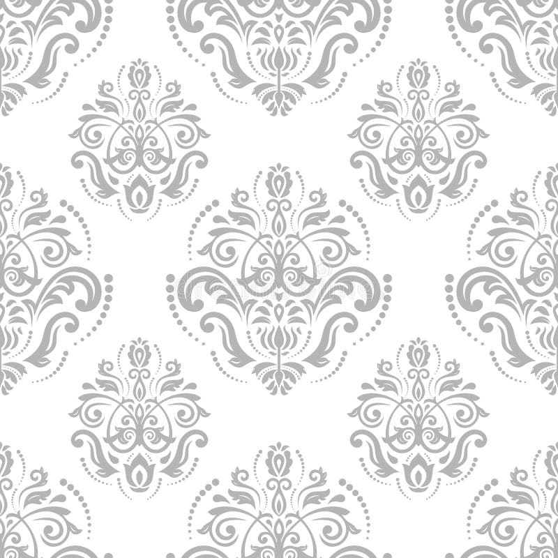 Seamless Vector Baroque Pattern Stock Vector - Illustration of flourish ...