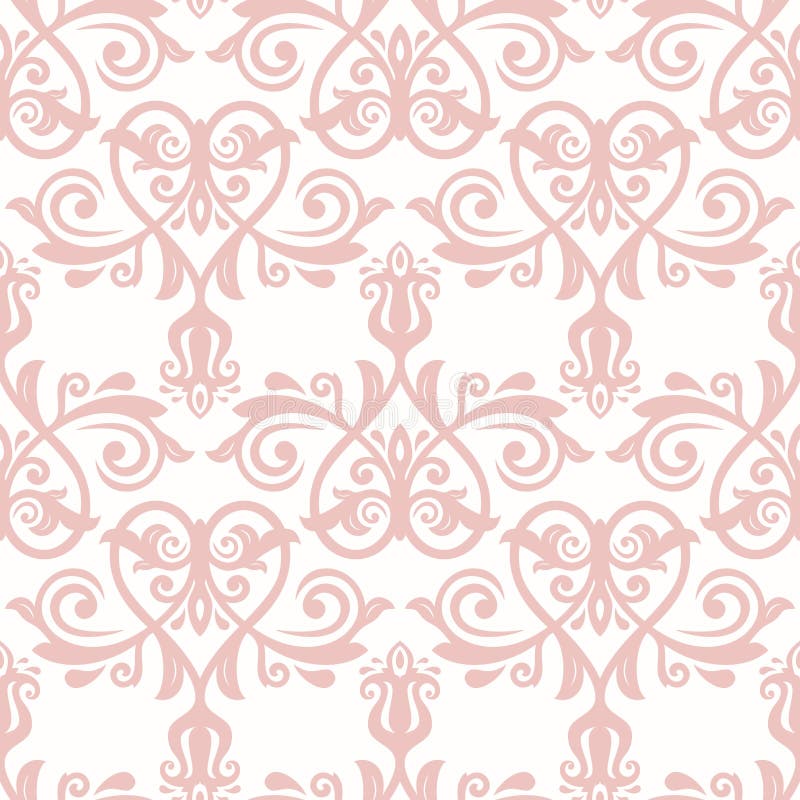 Seamless Vector Baroque Pattern Stock Vector - Illustration of organic ...
