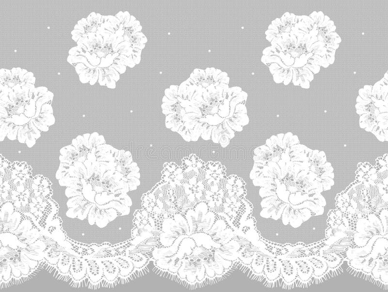 Seamless Vector Black Lace stock vector. Illustration of dress - 103562863