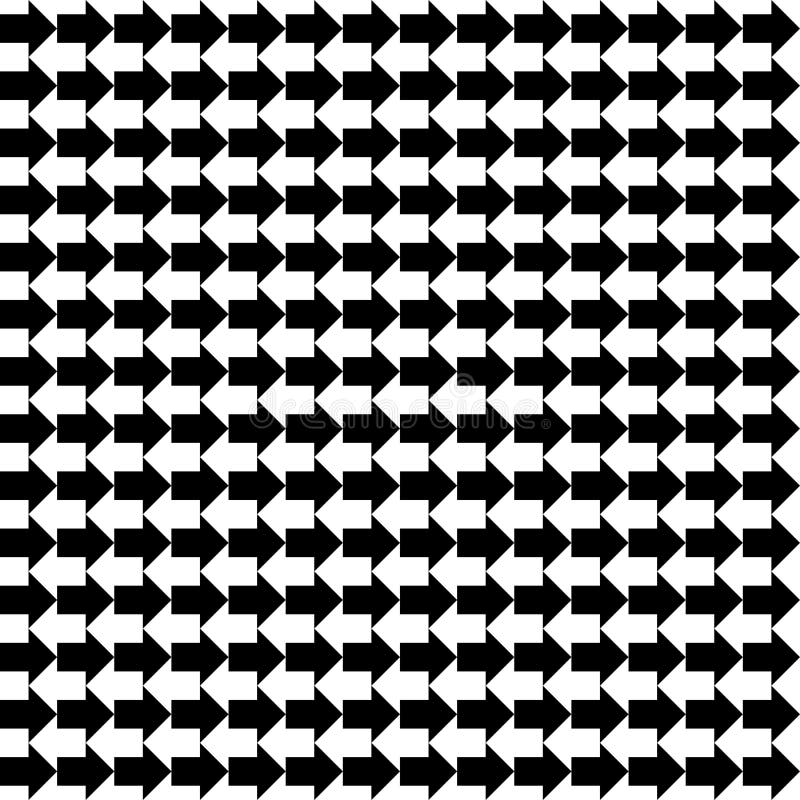 Seamless Vector Black White Arrows Pattern Texture Stock Vector ...