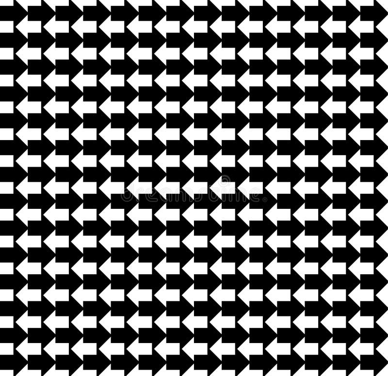 Seamless Vector Black White Arrows Pattern Texture Stock Vector ...