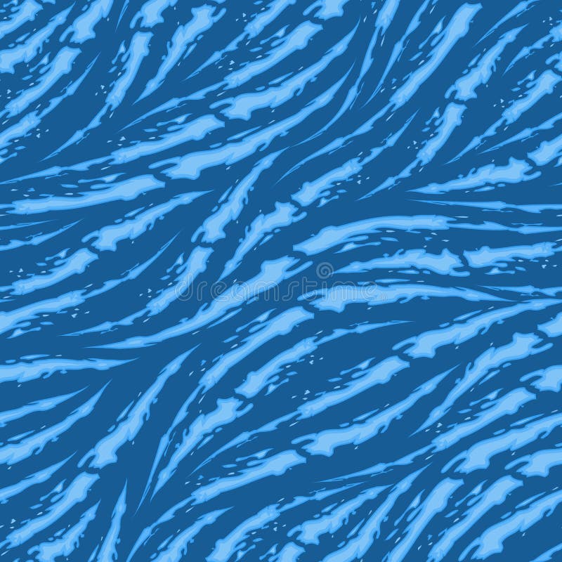 Seamless Vector Blue Abstract Pattern.Smooth Lines with Torn Edges ...