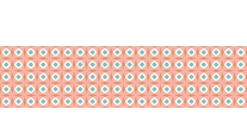 Seamless Vector Border Dot Grid Pattern. Hand Drawn Square Retro ...