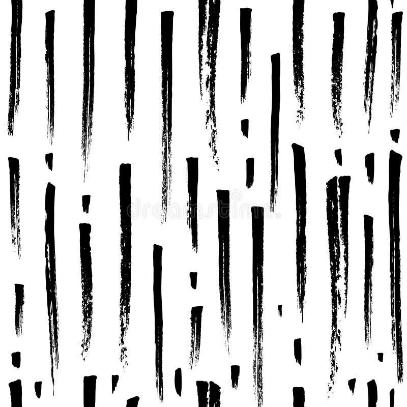 Seamless Vector Brush Stroke Pattern. Stock Vector - Illustration of ...