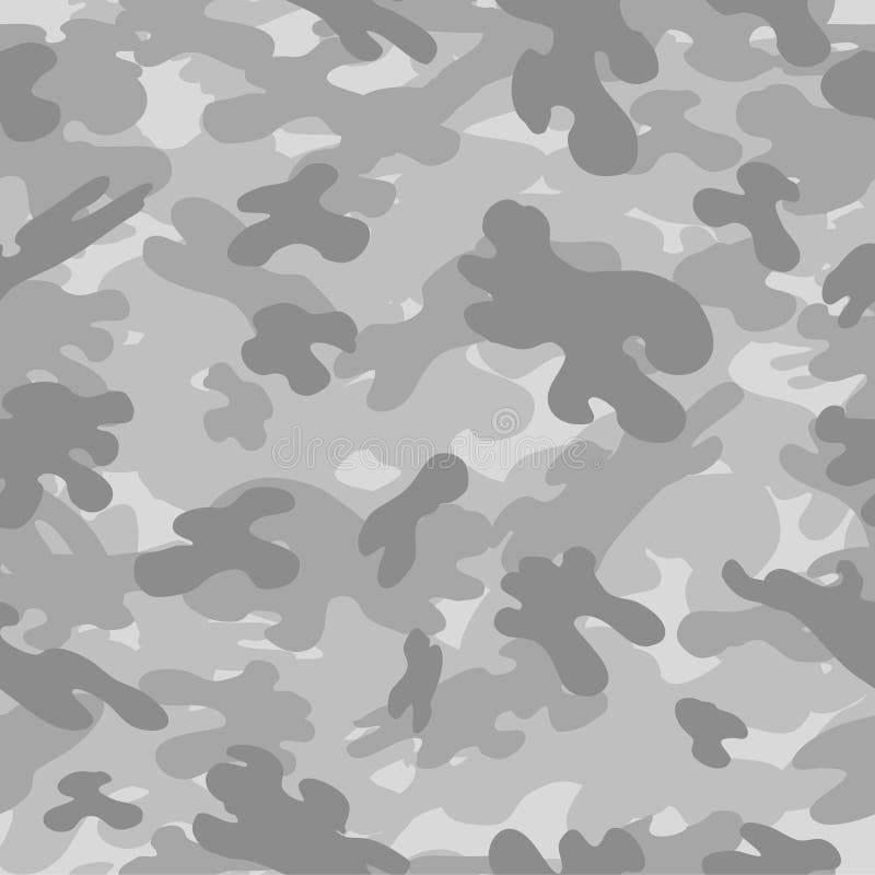 Seamless Vector, Camouflage Brown Abstract Army Pattern Stock Vector ...