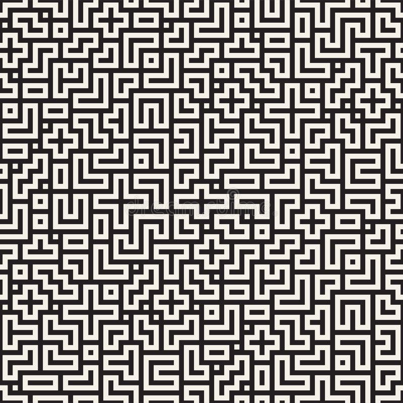 Seamless Vector Pattern. Randomly Scattered Geometric Shapes. Abstract ...