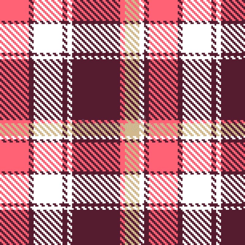 Seamless Vector Checkered Pattern Stock Vector - Illustration of ...