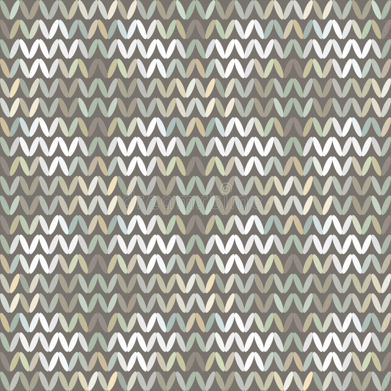 Seamless Vector Chevron Pattern with Abstract Elements Painted ...