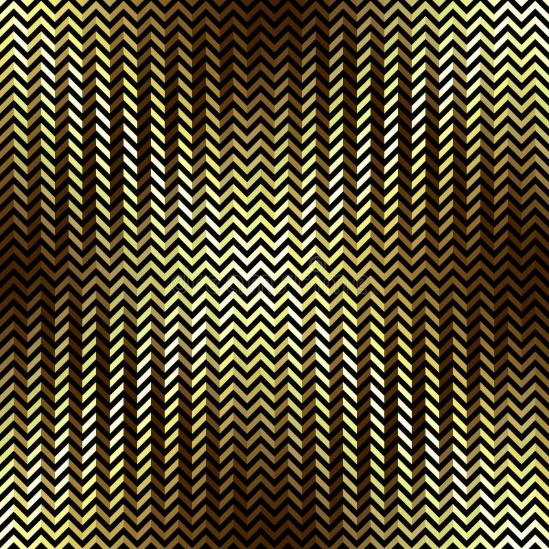 Seamless Vector Chevron Pattern. Abstract Geometric Background. Gold ...