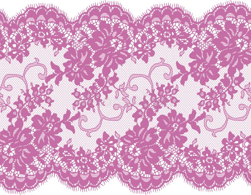 PrintSeamless Vector Pink Lace Stock Vector - Illustration of classic ...