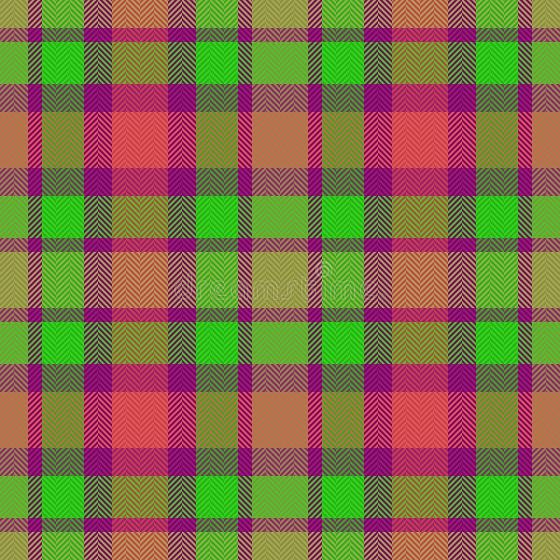 Seamless Vector Fabric. Plaid Check Texture Stock Vector - Illustration ...