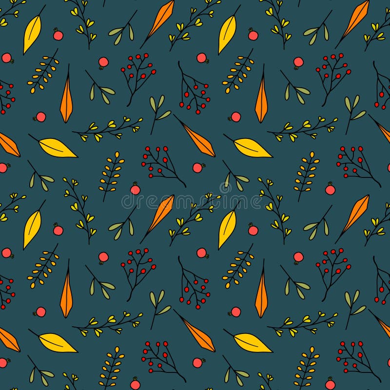 Teal Fall Leaves Stock Illustrations – 1,077 Teal Fall Leaves Stock ...