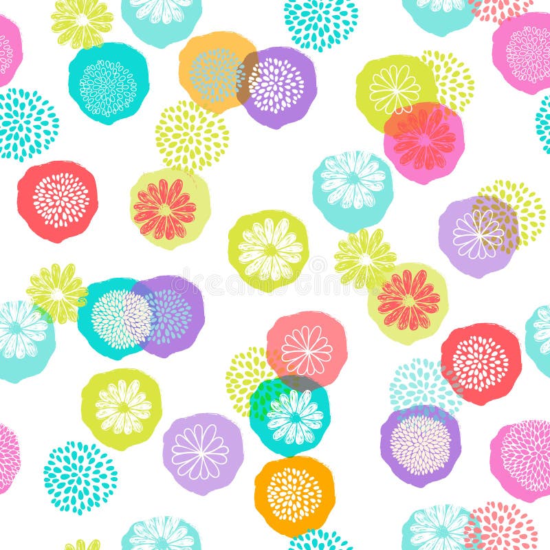 Stylized Floral Endless Background Stock Illustrations – 10,497 ...