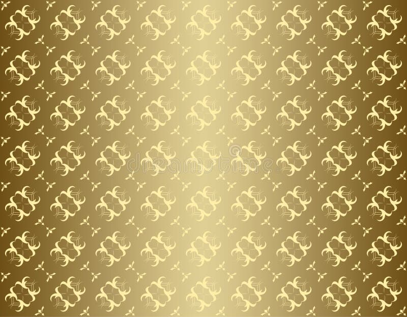 Seamless Vector Golden Texture with Gradient Stock Vector ...