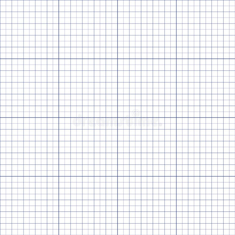 Seamless Vector Graph Paper for Design. Stock Vector - Illustration of ...