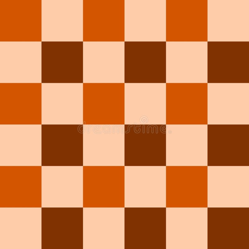 Seamless Vector Graphic In Shades Of Brown In The Form Of A Chess Board Stock Vector