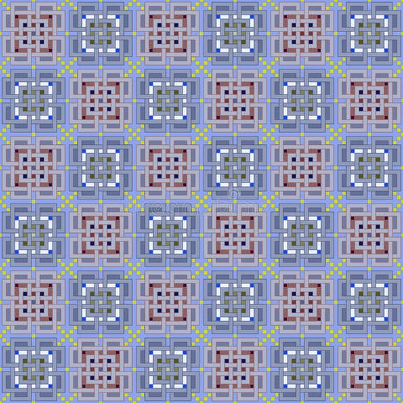 Seamless, Vector Image of Interlacing Rectangular Shapes and Crosses ...