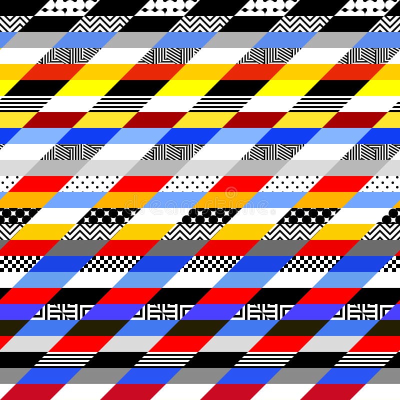 Herringbone Aztec Pattern. Seamless Quilting Design Background. Vector ...