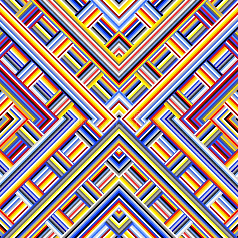 Herringbone Aztec Pattern. Seamless Quilting Design Background. Vector ...