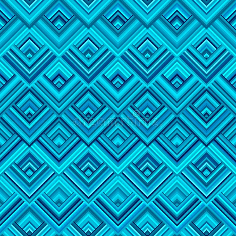 Seamless Vector Image. Teal and Turquoise Colours Herringbone Geometric ...