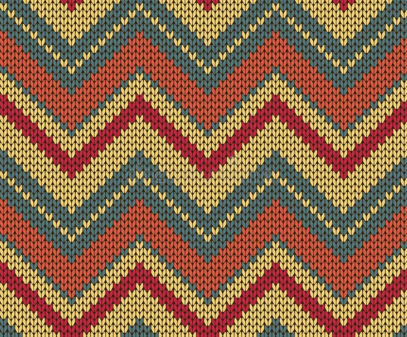 Seamless Vector Knitted Texture Stock Vector - Illustration of abstract ...