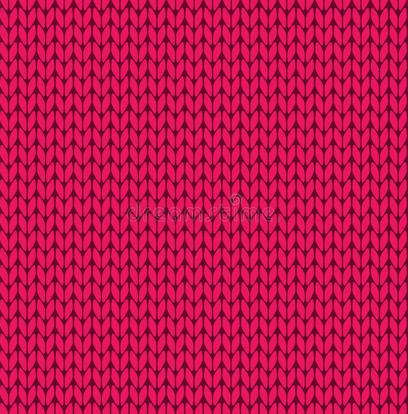 Seamless Vector Knitting Pattern Stock Vector - Illustration of print ...