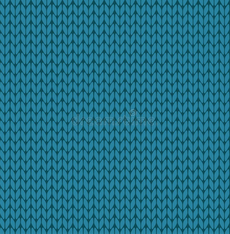 Seamless Vector Knitting Pattern Stock Vector - Illustration of textile ...
