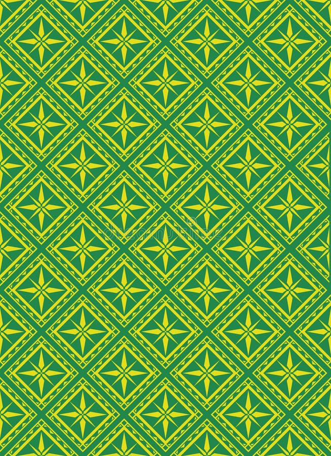 Seamless Christmas Green and Gold Wrapping Paper Pattern. Christmas ...
