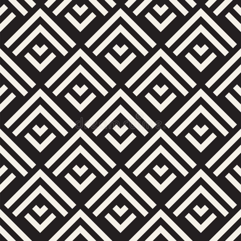 Seamless Vector Pattern. Abstract Geometric Background. Elegant Stripes ...