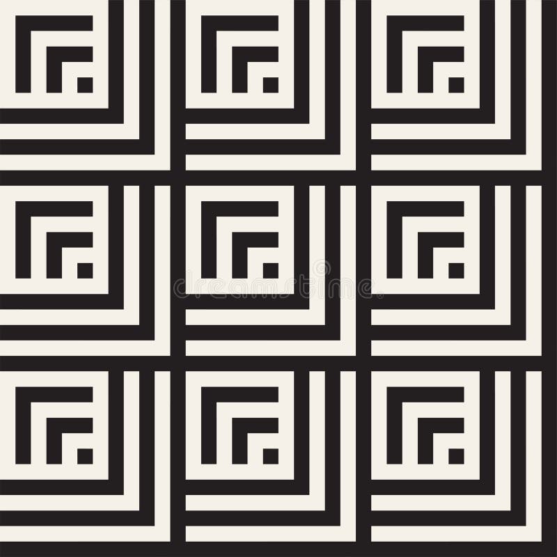 Seamless Vector Pattern. Abstract Geometric Background. Elegant Stripes ...