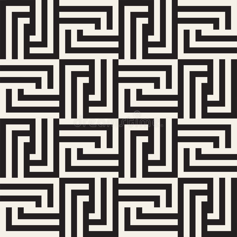 Seamless Vector Pattern. Abstract Geometric Background. Linear Grid ...