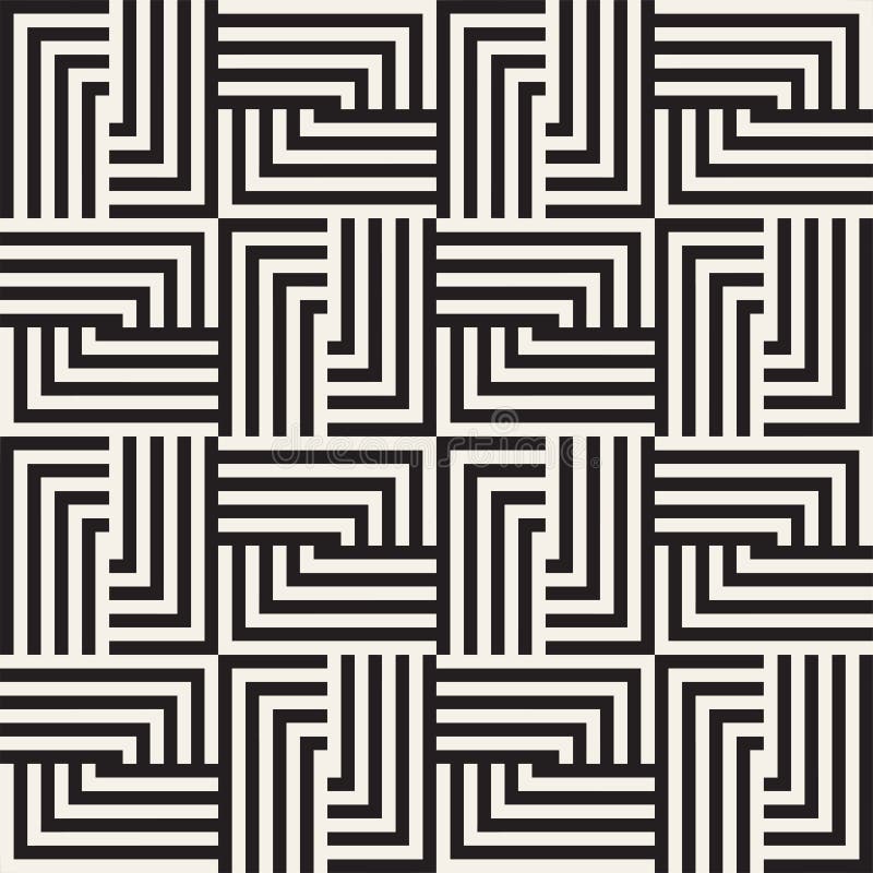 Seamless Vector Pattern. Abstract Geometric Background. Linear Grid ...