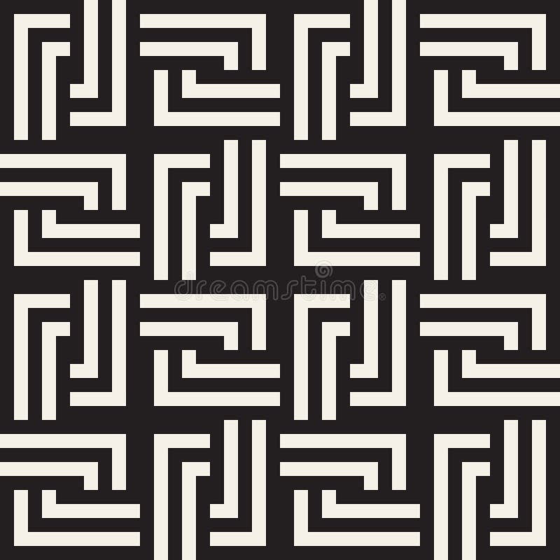 Seamless Vector Pattern. Abstract Geometric Background. Linear Grid ...