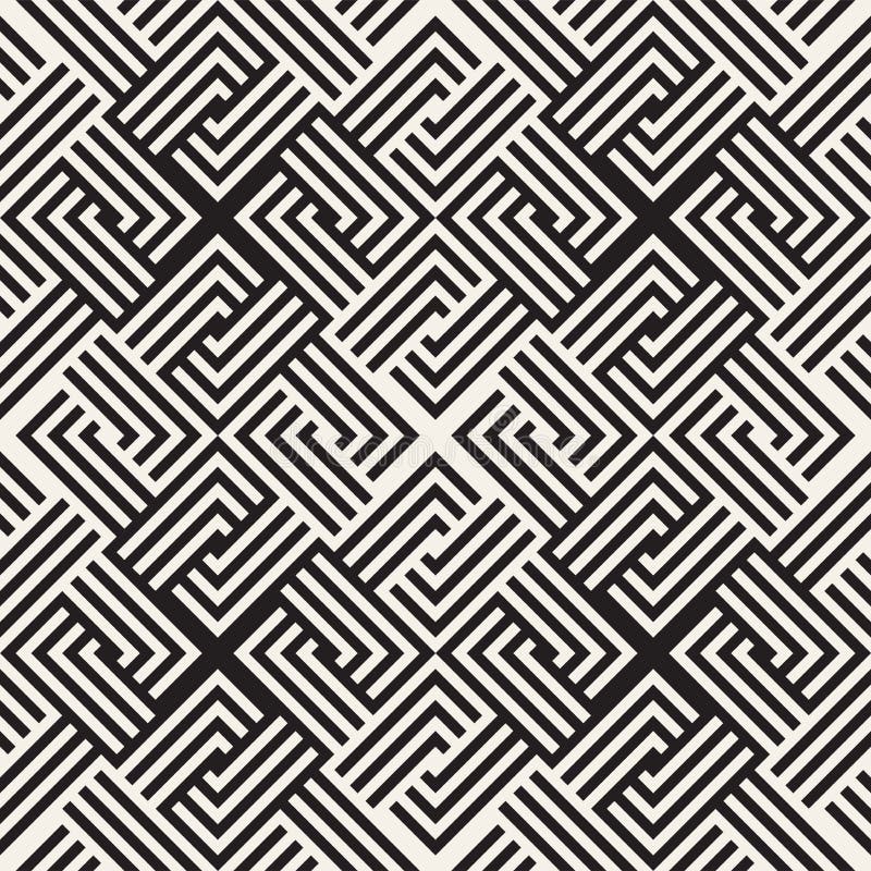 Seamless Vector Pattern. Abstract Geometric Background. Linear Grid ...