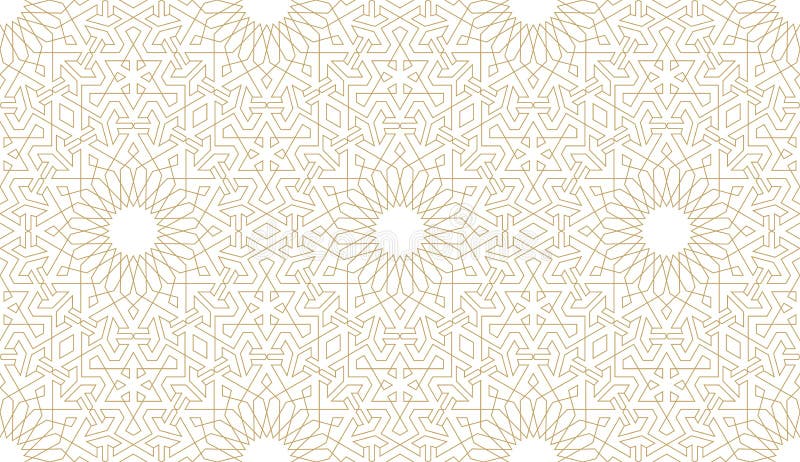 Seamless Vector Pattern in Authentic Arabian Style Stock Vector ...